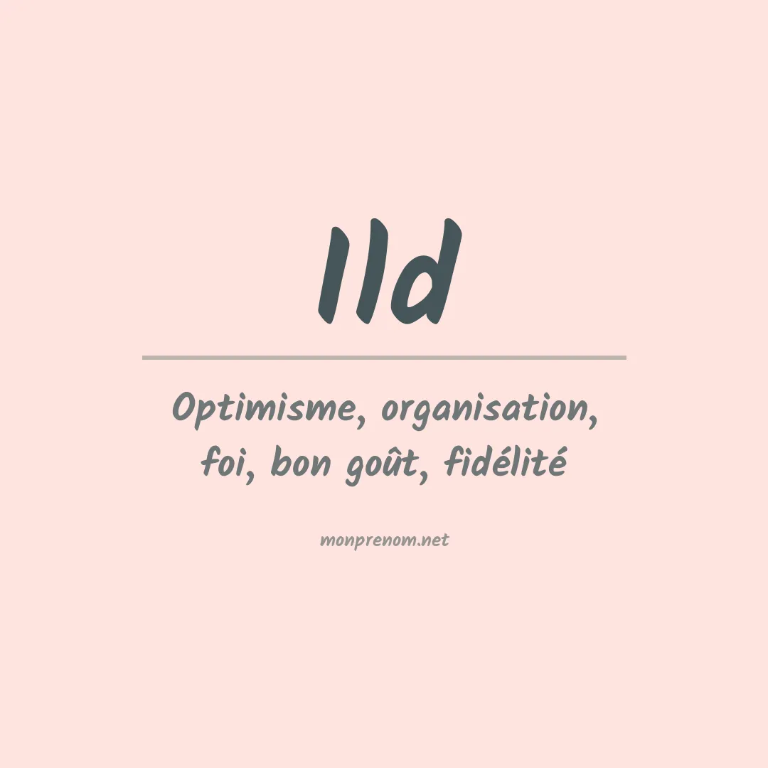 Signification du Prénom Ild