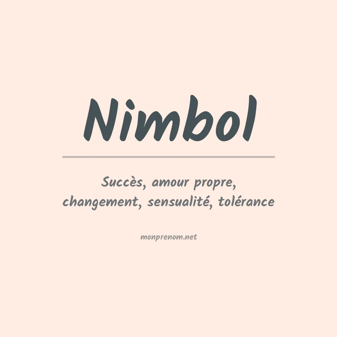 Signification du Prénom Nimbol