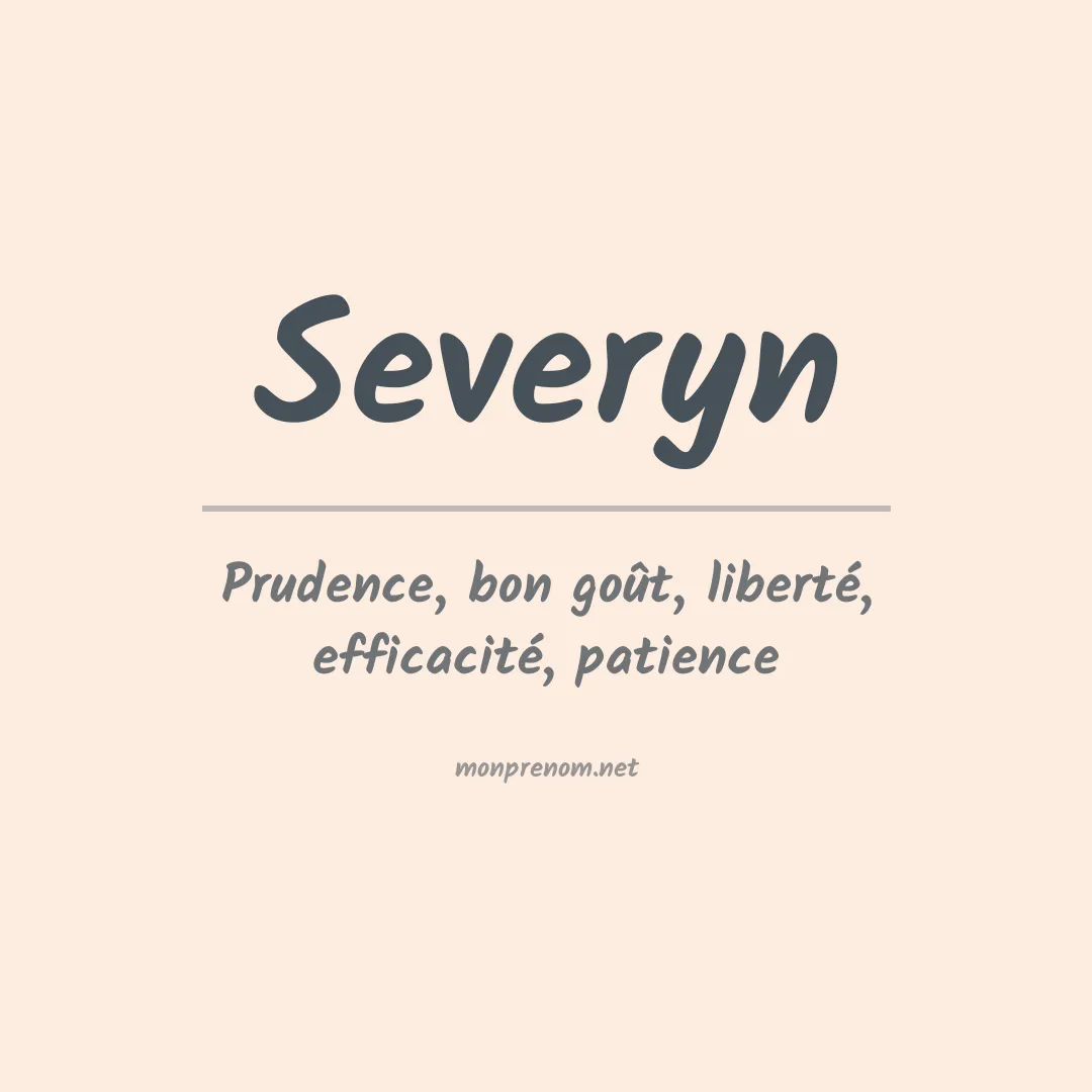 Signification du Prénom Severyn