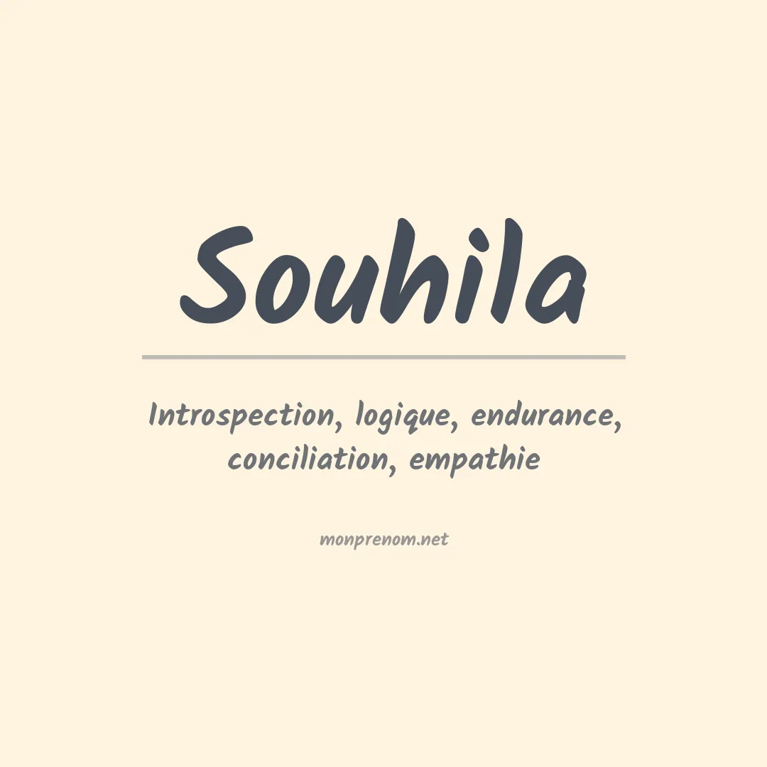 Signification du Prénom Souhila
